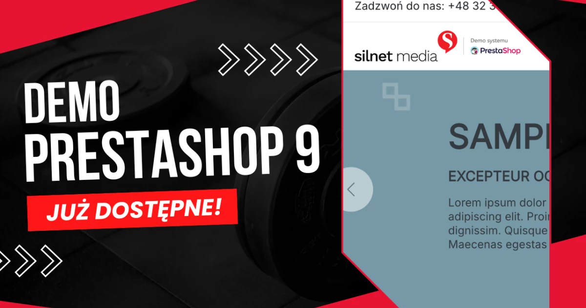 DEMO PrestaShop 9 już dostępne w Silnet Media! Sprawdź nowości w ...